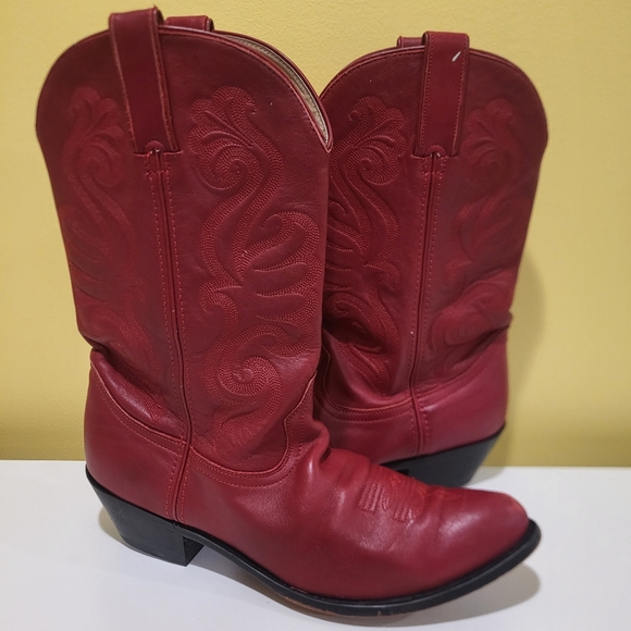 Durango | Shoes | Durango Red Leather Cowboy Boot Women | Poshmark